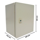 TPME303015 — GABINETE METALICO NEMA IP55 300X300X150MM | Acotron ...